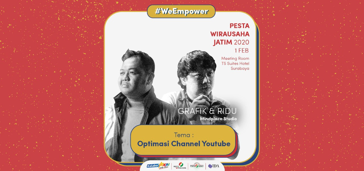 Workshop Optimasi Channel Youtube oleh Grafik dan Ridu - Mindplace Studio